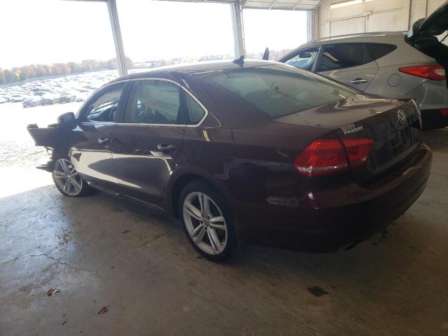 1VWBT7A33EC074629 - 2014 VOLKSWAGEN PASSAT SE, MAROON - price history ...