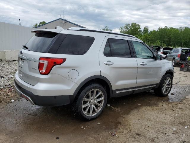 1FM5K8F82HGC94124 - 2017 FORD EXPLORER LIMITED, SILVER - price history ...