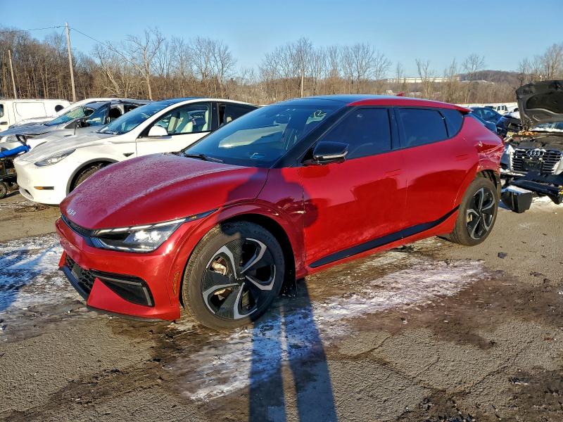 KNDC4DLCXN5063020 - 2022 KIA EV6 GT LIN, RED - price history, history ...